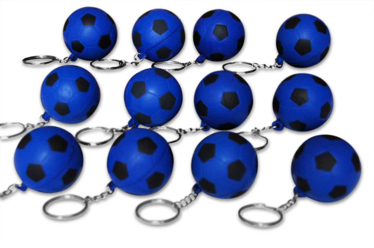 12 Squishy White Soccer Keychains for Kids – Novel Merk